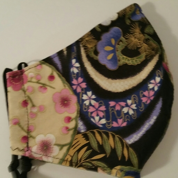 Handmade | Accessories | Face Mask Asian Inspired Abstract | Poshmark